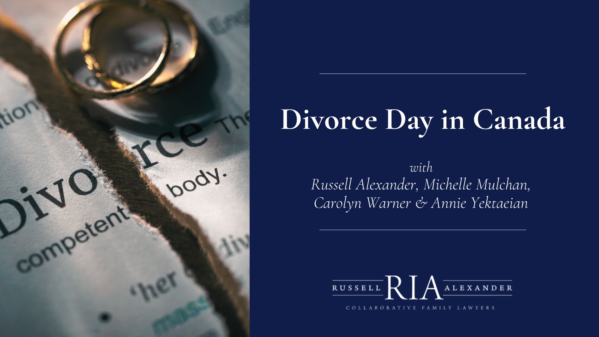 Family Law Now Virtual Event Recordings - RIA Collaborative Family Lawyers